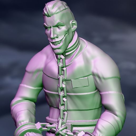 🃏 Joker - Arkham Asylum Inmate・Free STL File for 3D printing・Cults