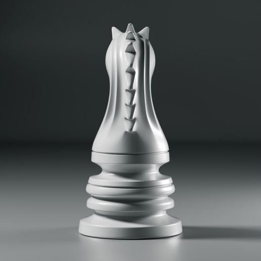 ♟️ Imperial Chess Knight Piece・ STL File for 3D printing・Cults