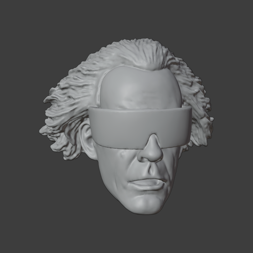 🔙 Head Doc Emmett Brown Head Back to the Future II Neca 1/12・ STL File ...