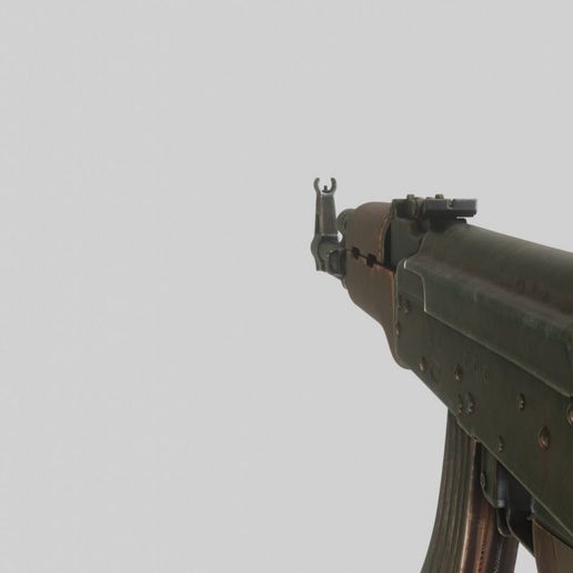3D file AK-47, Low-poly 3D Model 🆓 ・3D printer model to download・Cults