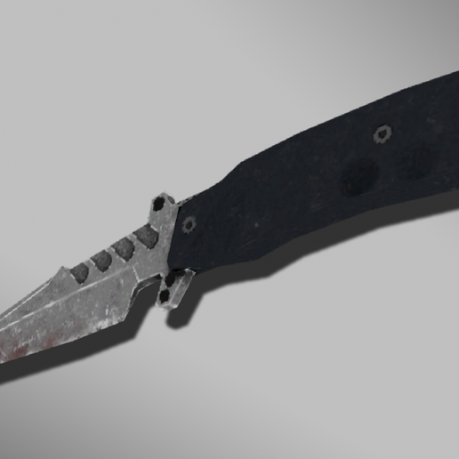 3D file Tanto Knife Retro CS knife 🔪 ・3D printing design to download・Cults