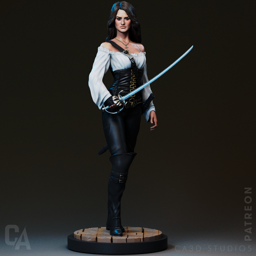 🏴‍☠️ Angelica Teach - Pirates of the Caribbean 3D Print・ STL File for ...