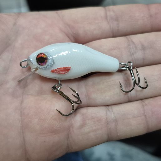 🎣 Fishing lure fat wobbler・ STL File for 3D printing・Cults