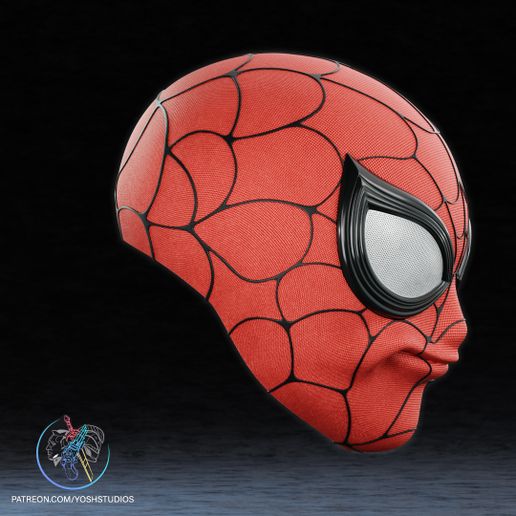 🖨️ Derpy Spider-Man Mask 3D Printer File STL・ STL File for 3D printing ...
