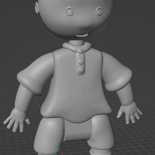 👾 caillou figure・Free STL File for 3D printing・Cults