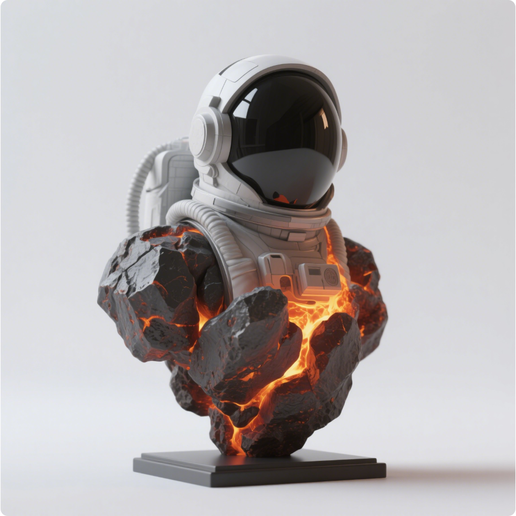 🧑‍🚀 astronaut・ STL File for 3D printing・Cults