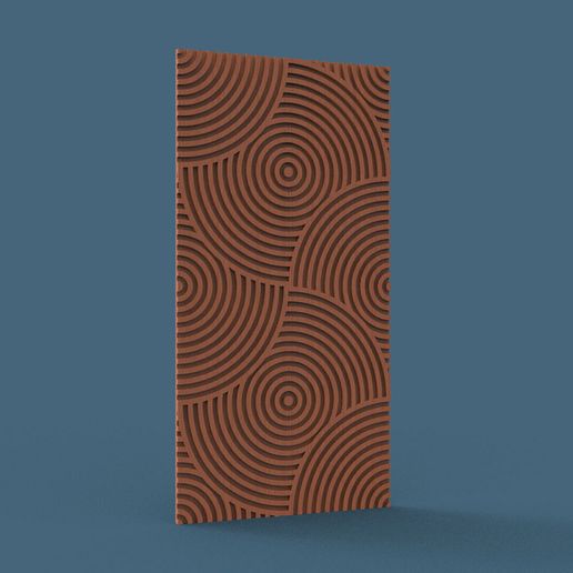 🟣 Seamless geometric pattern wall panel 3D Model・ STL File for 3D ...
