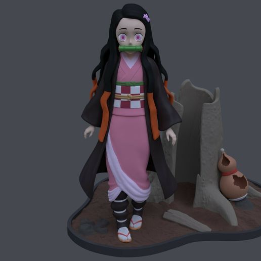 👧 Kamado Nezuko・ 3D File for ・Cults