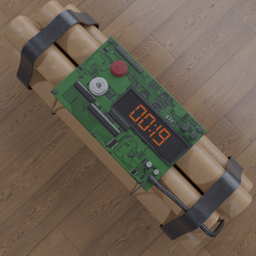 🔫 C4 Explosive BombProp ( Prop-Gun ) 1/1 Scale・ STL File for 3D ...