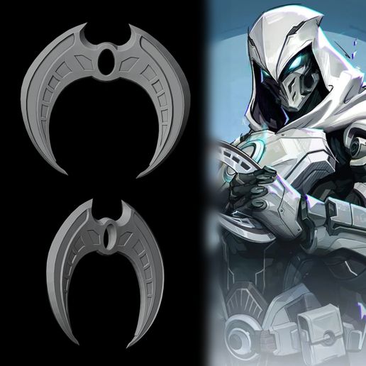 🌙 Moon Knight - Weapon - Marvel Rivals ver.・ 3D File for 3D printing・Cults
