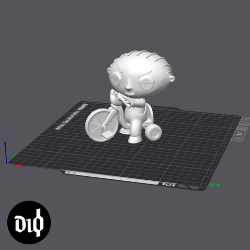 👪 Family Guy - Stewie Griffin・ 3D File for 3D printing・Cults