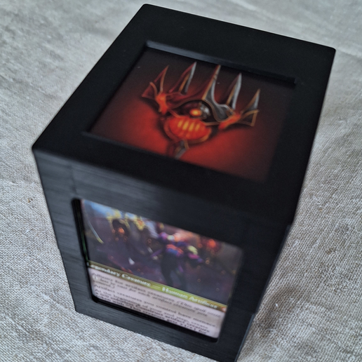 📦 Deck box for MTG Commander decks and Planechase cards・Free STL File ...