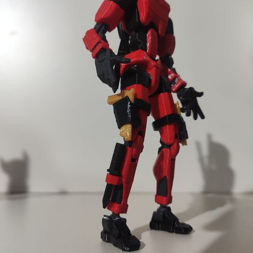 🦸 Dummy 13 V1 Deadpool Remix (3 facial expressions) T13・ STL File for ...