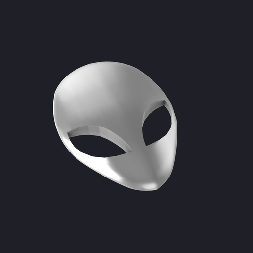 white alien logo