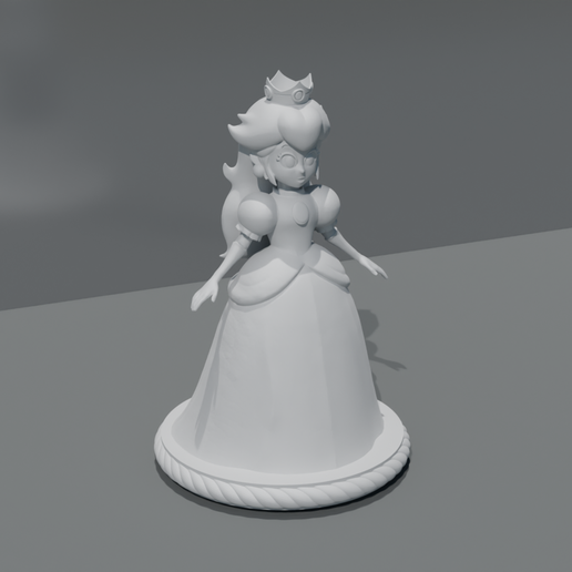 👸 Princess Peach (Easy Print!)・Free 3D File for ・Cults