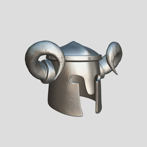 🪖 Horned Helmet・ STL File for ・Cults
