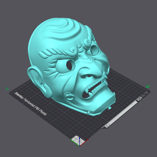 🇯🇵 Somen mask Japanese traditional Masks Japan Culture・ STL File for 3D ...