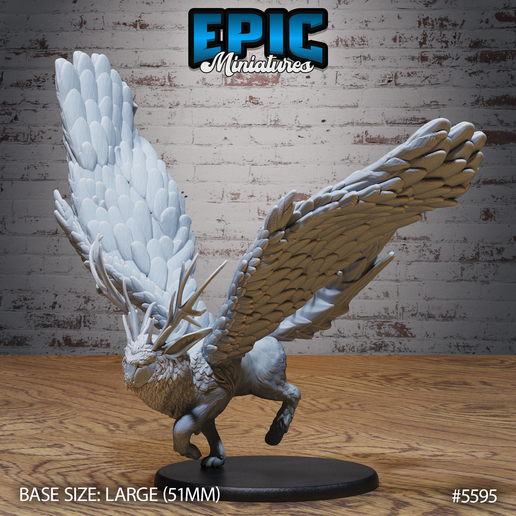 🎲 Peryton Beast Set ‧ DnD Miniature ‧ Tabletop Miniatures ‧ Gaming ...