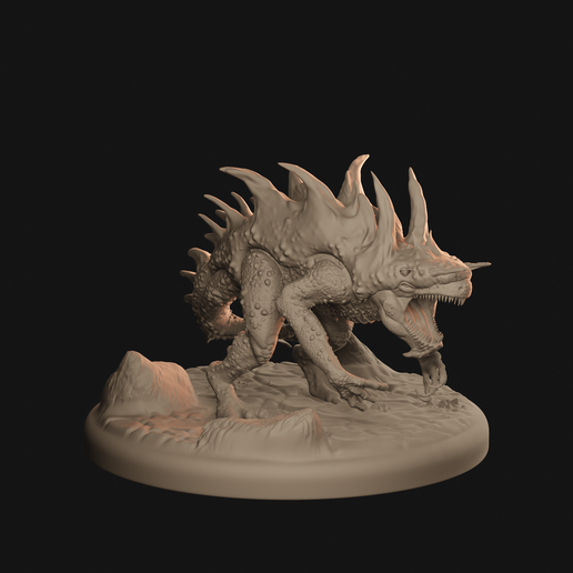 🦎 Dungeons and Dragons - Tarrasque・ 3D File for 3D printing・Cults