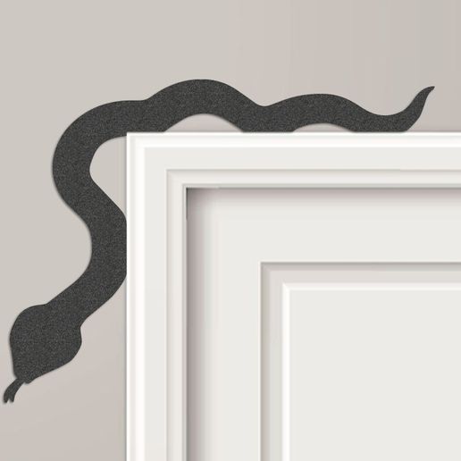🐍 Snake Door Frame Topper・Free STL File for 3D printing・Cults