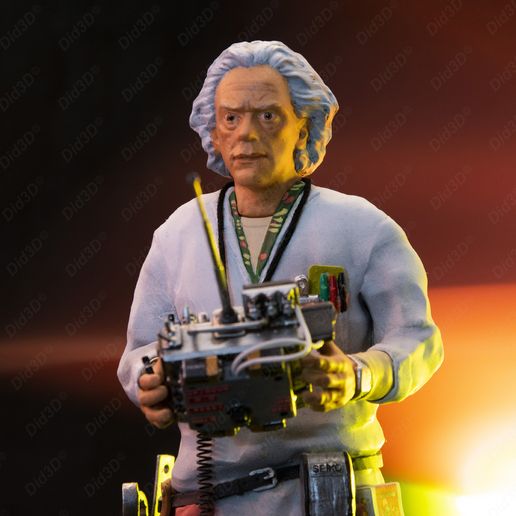 🩺 Doc Brown BTTF 1/8 23cm・ 3D File for 3D printing・Cults