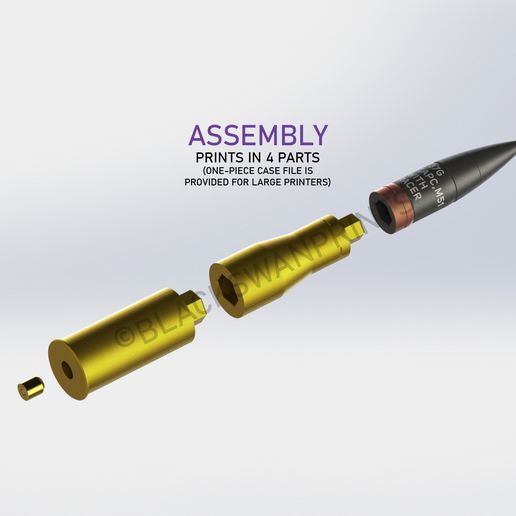 🔫 WW2 United States 37mm M3 Anti-Tank Cannon Shells・ 3D File for 3D ...