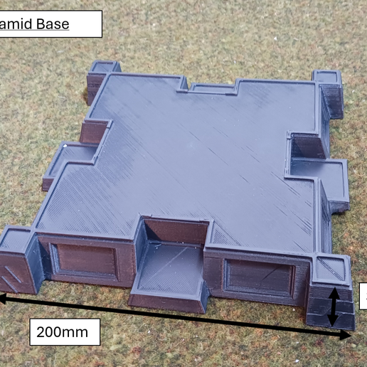 Fichier STL Necron Pyramid Base 🎲 ・Plan imprimable en 3D à télécharger ...