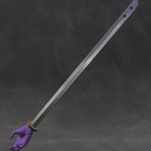 🗡️ Haruta Shigemo Cursed Tool from Jujutsu Kaisen・ STL File for 3D ...