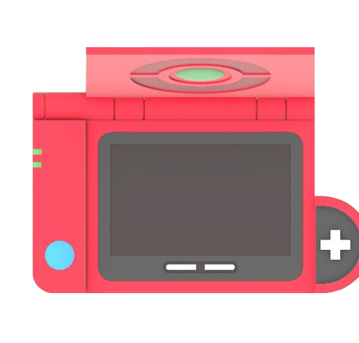 🥉 Pokémon Pokédex 3rd Generation Kanto・ STL File for ・Cults