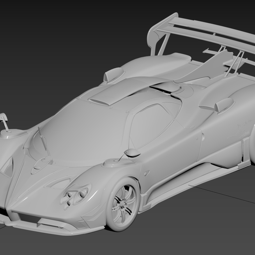 OBJ 文件 Pagani Zonda JC 🚗 ・可下载 3D 打印模型・Cults