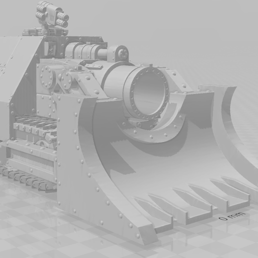 🪖 Killdozer Pattern Typhon・Free STL File for ・Cults