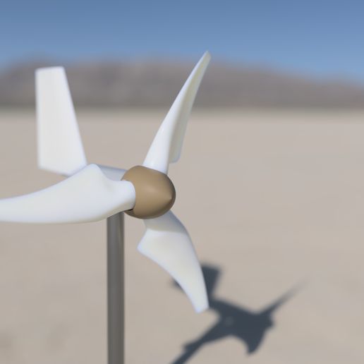 🌬️ Wind Turbine MK II・Free STL File for 3D printing and CNC machining ...