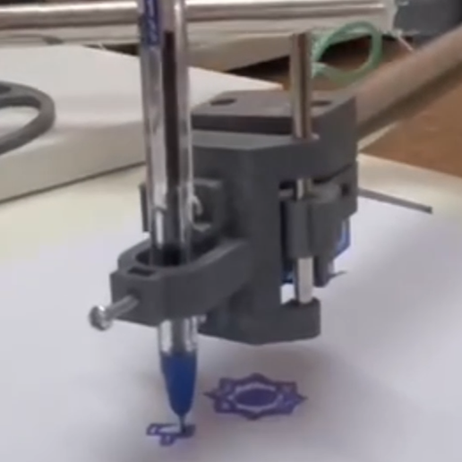 Check out the improved Scara pen slider feature on our Drawbot! Watch ...