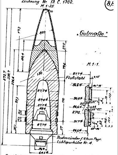 🐅 Panzergranate 39 or Pzgr. 39 (Tiger Tank shell) scale model 5 part ...