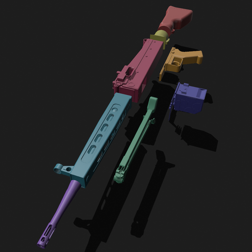 STL file Sig MG710 LMG ( Prop-Gun ) 1/1 Scale 🔫 (3MF)・3D printing model ...