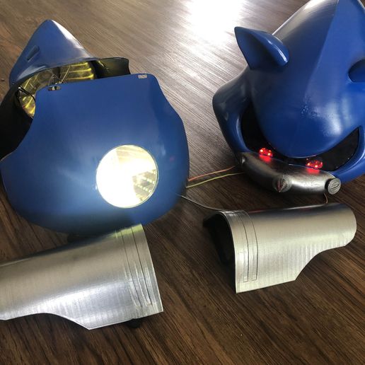🎭 metal sonic cosplay・ STL File for 3D printing・Cults