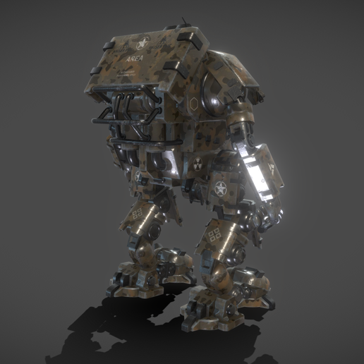 🪖 Kaiser PMC Military Robots・Free STL File for 3D printing・Cults
