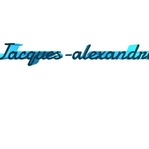 STL file Jacques-alexandre 👦 ・3D printing idea to download・Cults