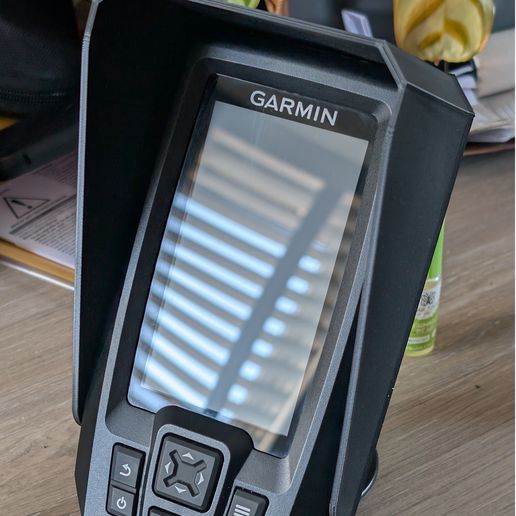 Garmin striker 4 PLUS sun visor/ splash guard・ STL File for 3D printing ...