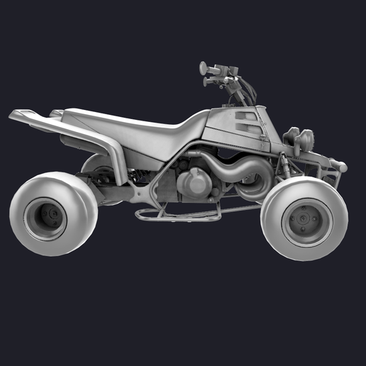 🚗 Yamaha Banshee 350 (Racing) 3D MODEL・ 3D File for 3D printing・Cults