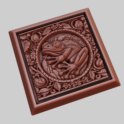 Файл 3D Frog Animal 3D Model for CNC Router Laser & 3D Printer 🐸 ...