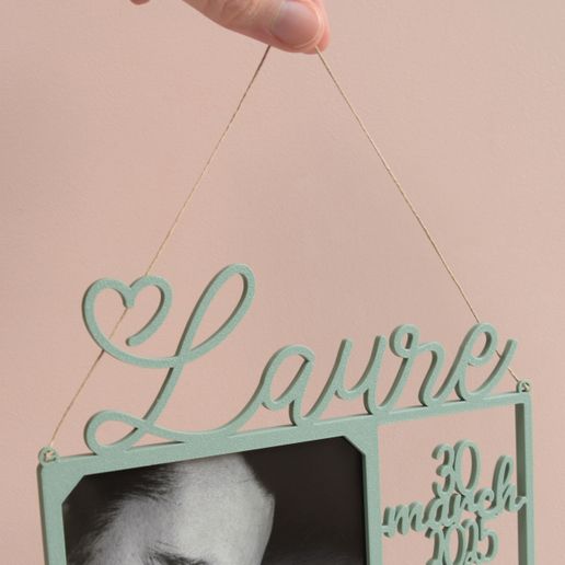 👶 Baby frame - Personalized birth frame・Arquivo 3D para Impressão 3D・Cults