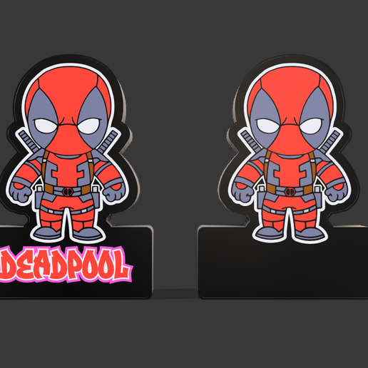 👶 BABY DEADPOOL LIGHT BOX・ 3MF File for ・Cults