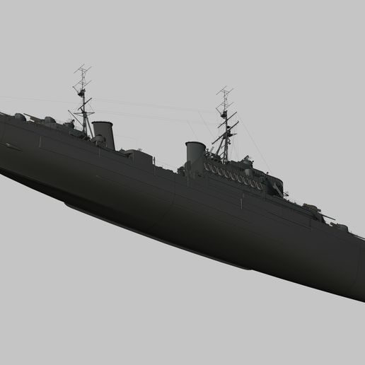 🪖 Light Cruiser・ STL File for 3D printing・Cults