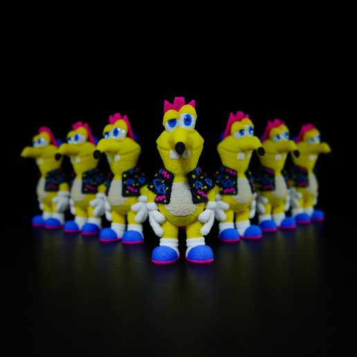 🗝️ GWIMBLY - Smiling Friends Inspired Keychain・ OBJ File for 3D ...