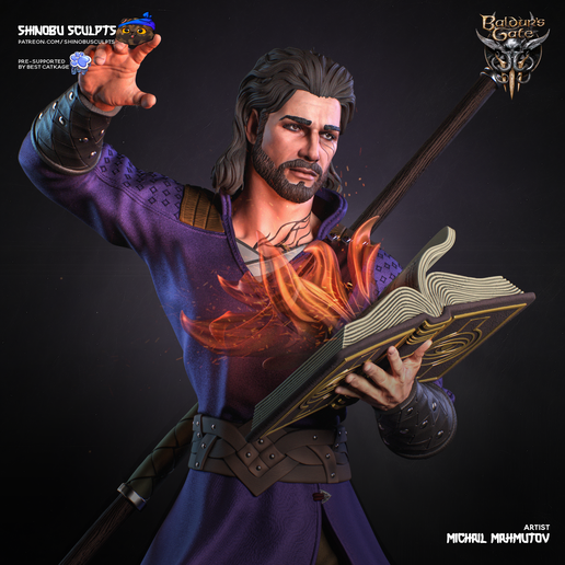 🪄 Gale | Baldur's Gate 3・ 3D File for 3D printing・Cults