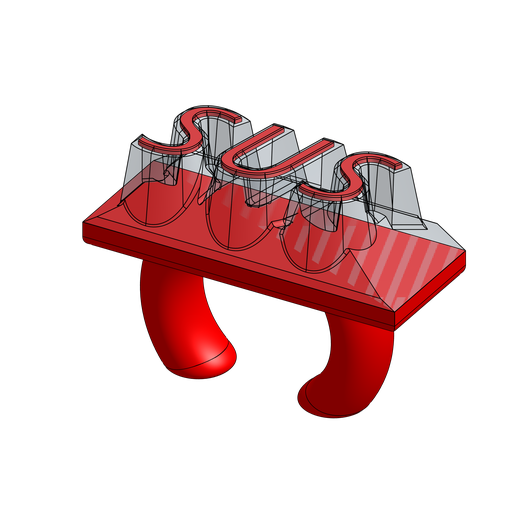 💍 Among Us Sus / Susy Ring・Free STL File for 3D printing・Cults