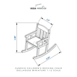 🪑 Miniature Rocking Chair | Miniature Furniture for 1:12 Dollhouse ...