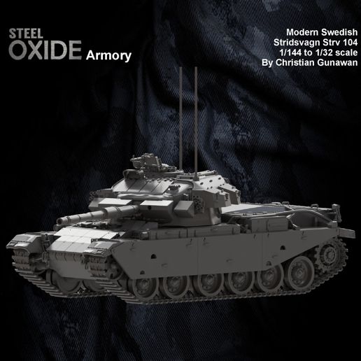 STL file Strv 104 105 🦸 ・3D printable model to download・Cults