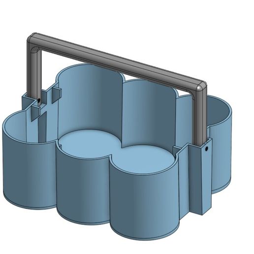 🍺 6 pack beer holder・ STL File for 3D printing・Cults